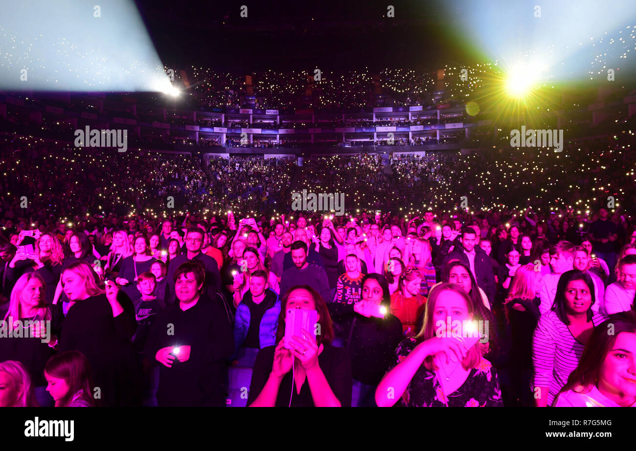 Members of the audience during day two of Capital's Jingle Bell Ball ...