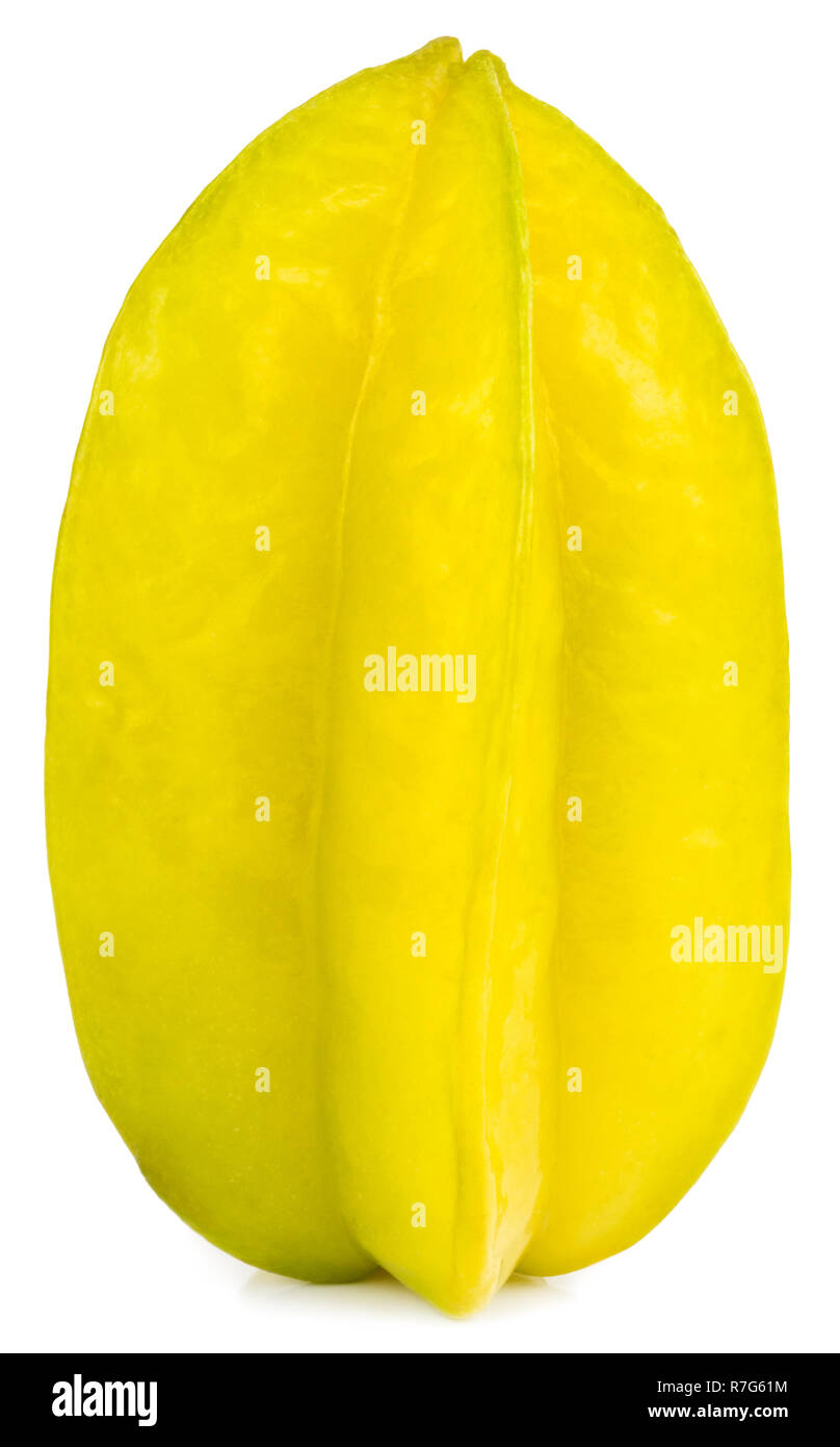 star fruit carambola or star apple ( starfruit ) isolated on white ...