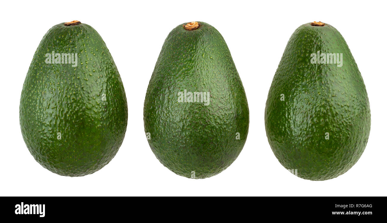 avocado path isolated Stock Photo - Alamy