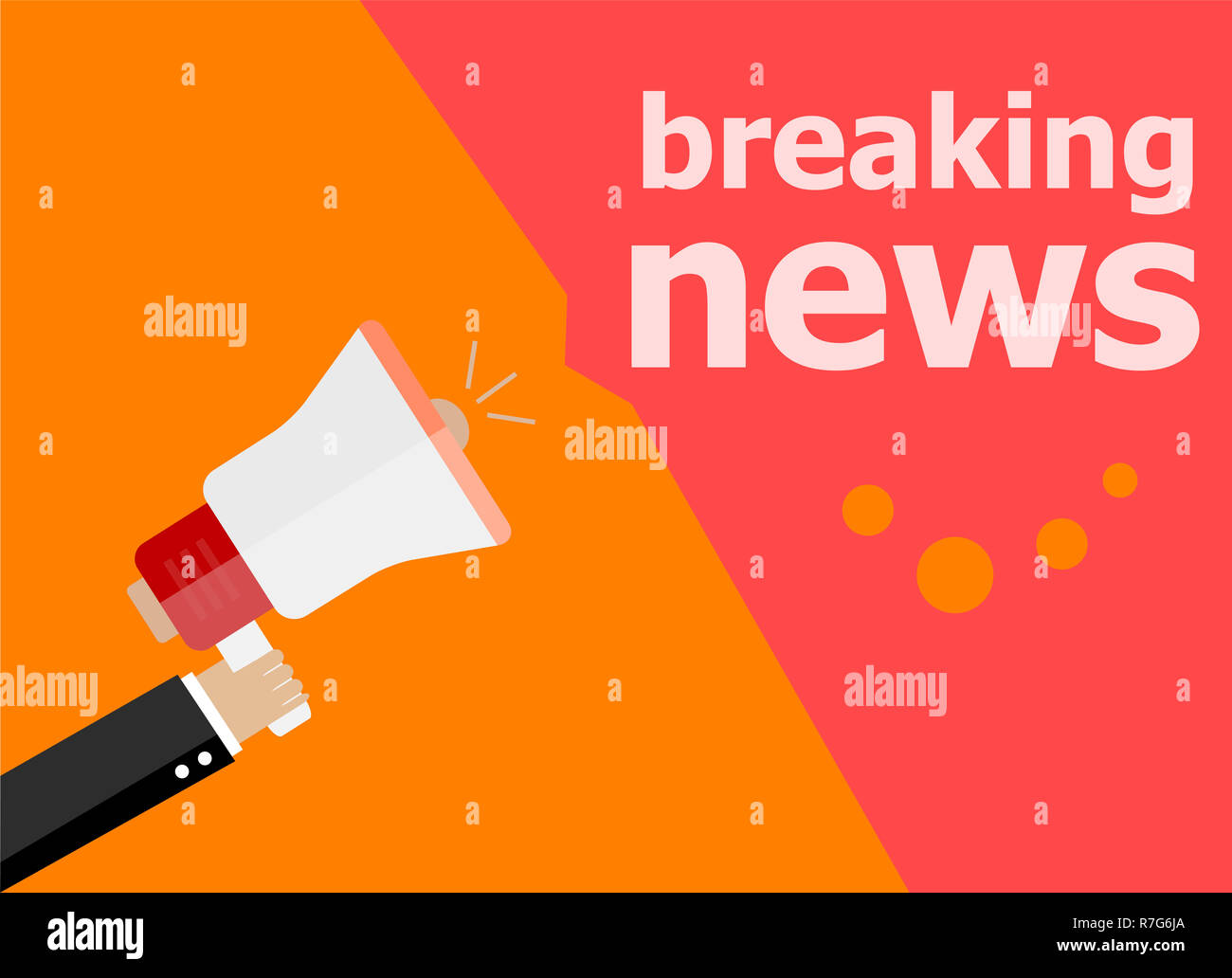 Breaking news cartoon hi-res stock photography and images - Alamy
