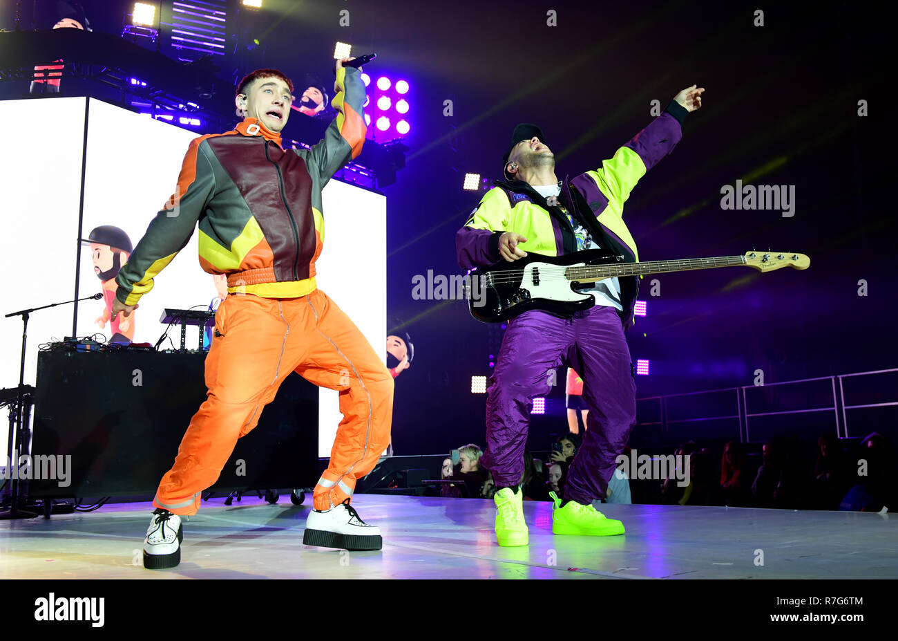 Olly Alexander performs with Jax Jones on stage during day two of ...