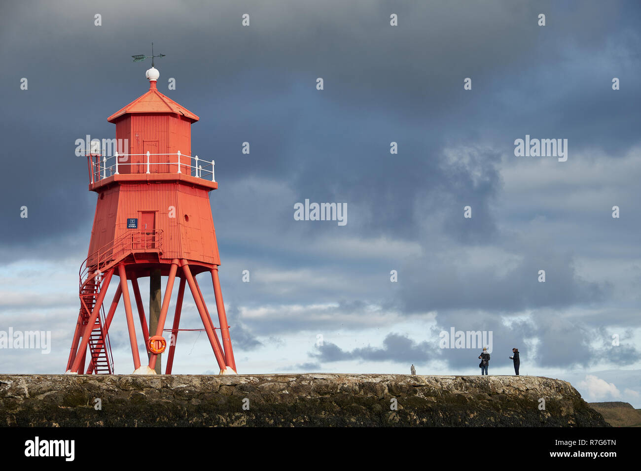Landscape view herd groyne hi-res stock photography and images - Alamy