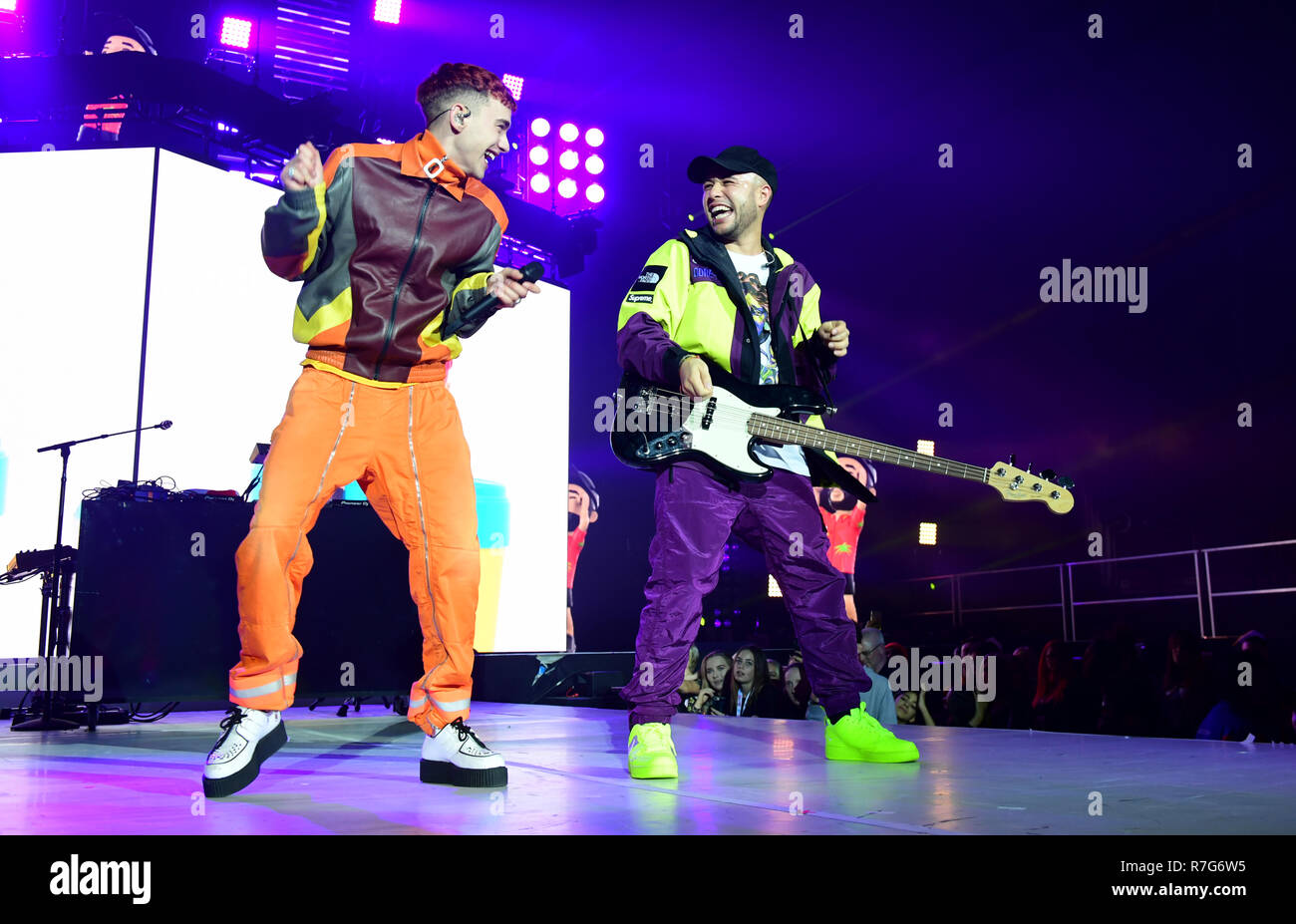 Olly Alexander performs with Jax Jones on stage during day two of ...