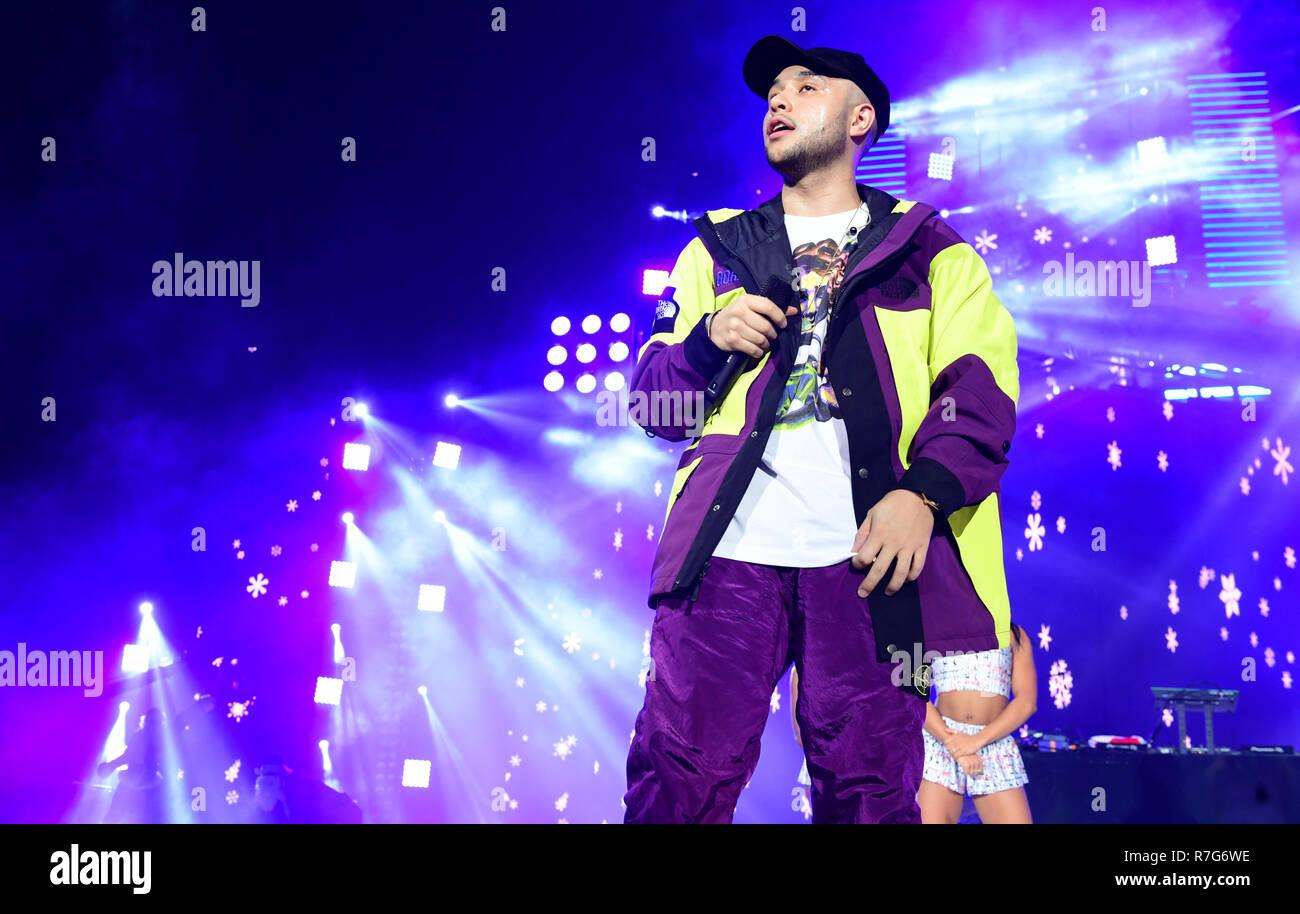 Jax Jones on stage during day two of Capital's Jingle Bell Ball with ...