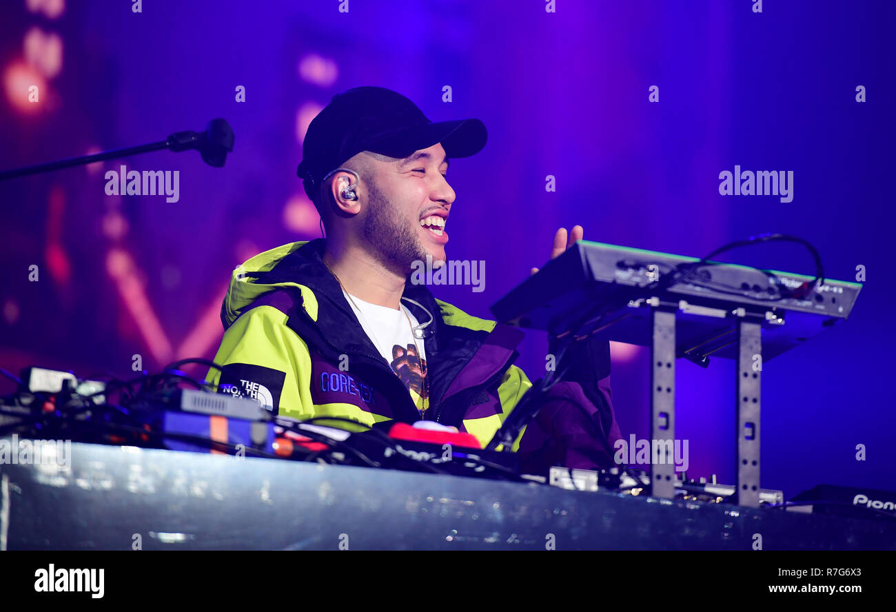 Jax Jones on stage during day two of Capital's Jingle Bell Ball with ...