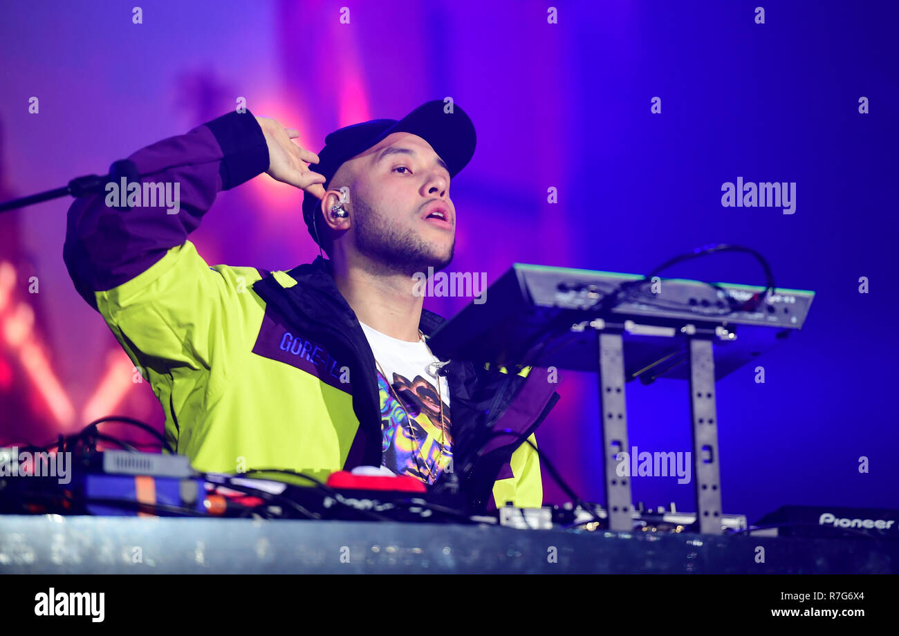 Jax Jones on stage during day two of Capital's Jingle Bell Ball with ...