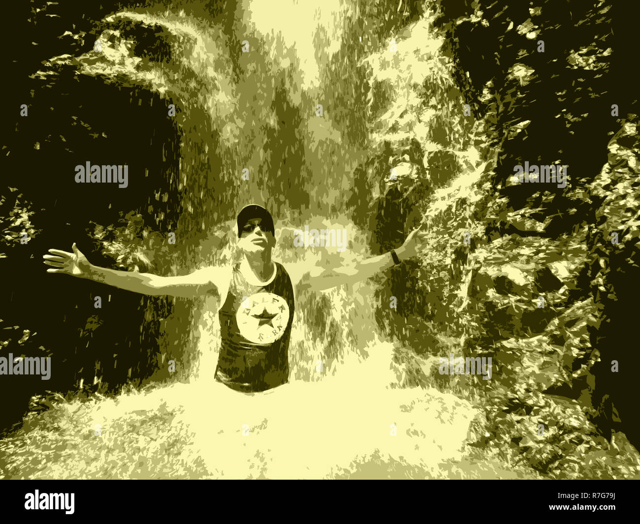 Waterfall, Baler, Luzon, Philippines Stock Photo - Alamy