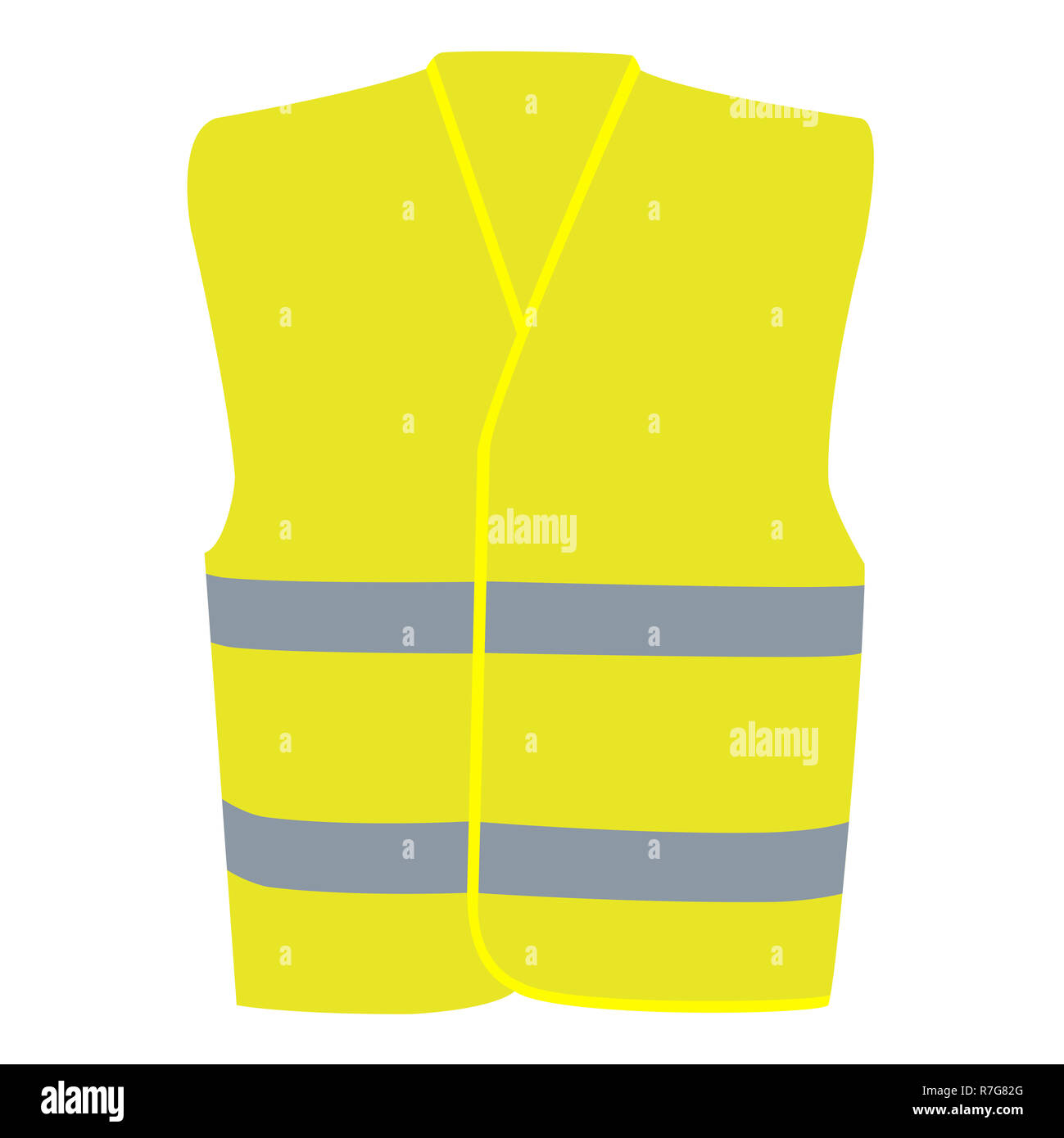Reflective yellow vest Cut Out Stock Images & Pictures - Alamy