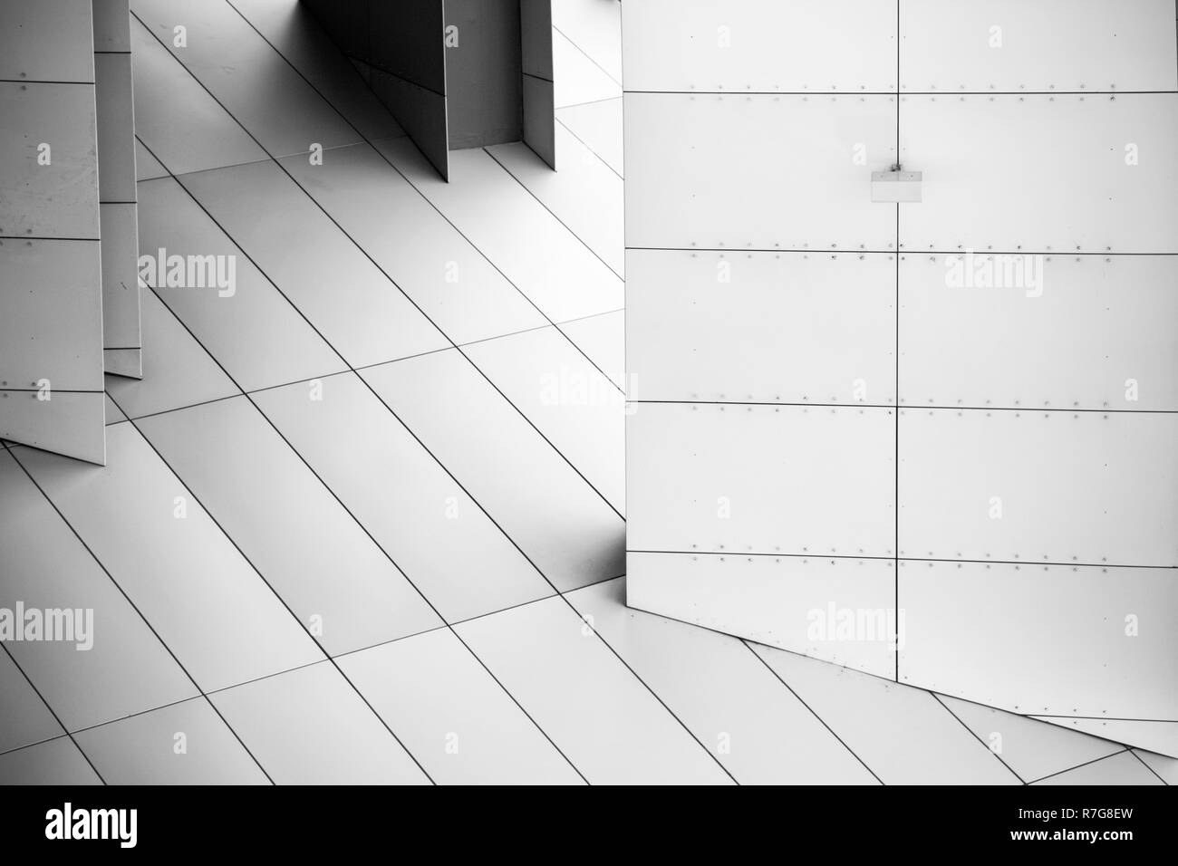 Abstract architecture with strong lines & shapes Stock Photo - Alamy