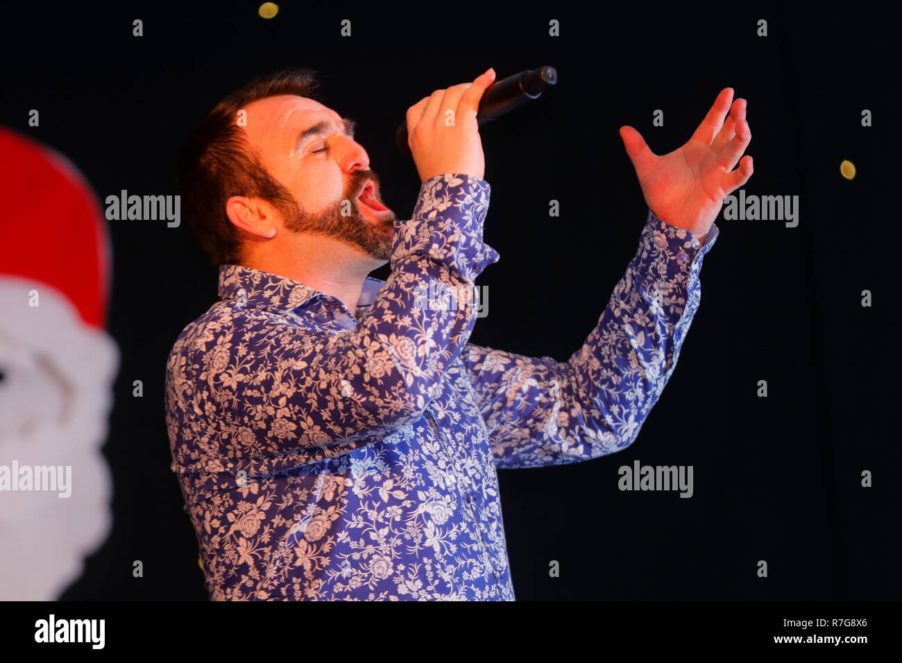 Danny Tetley performing at Swillington Miners Welfare Club, before ...