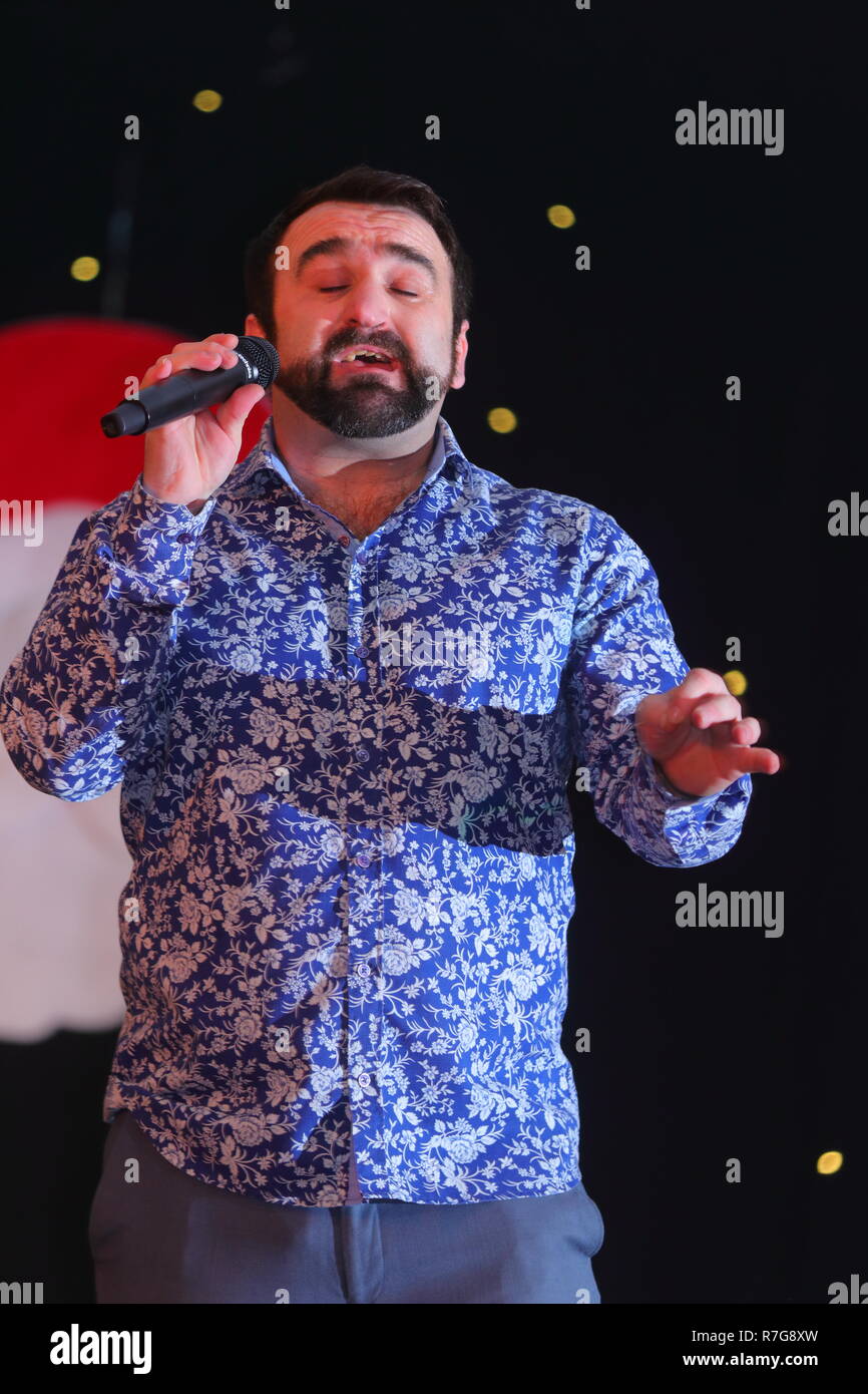Danny Tetley performing at Swillington Miners Welfare Club, before ...