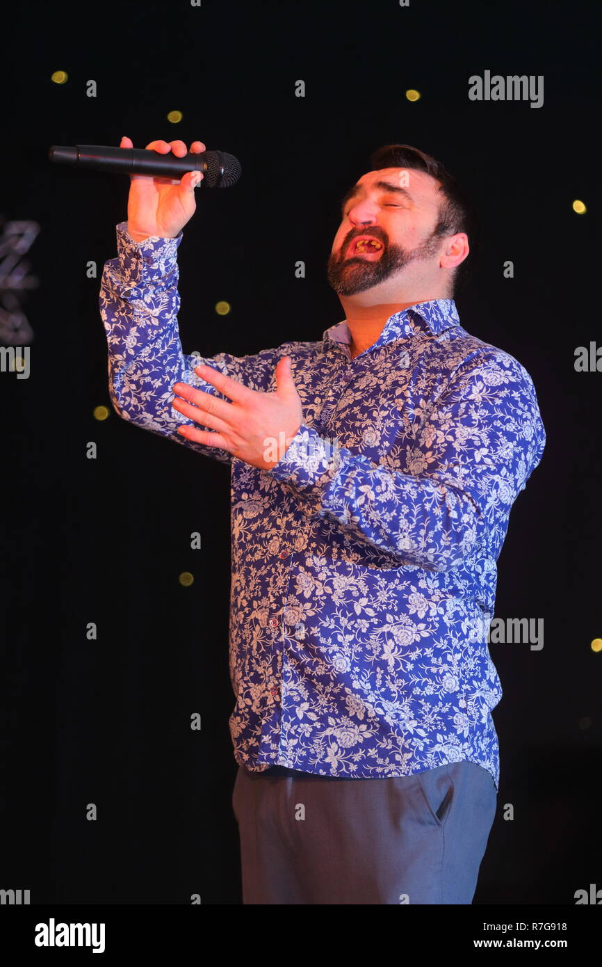 Danny Tetley performing at Swillington Miners Welfare Club, before ...