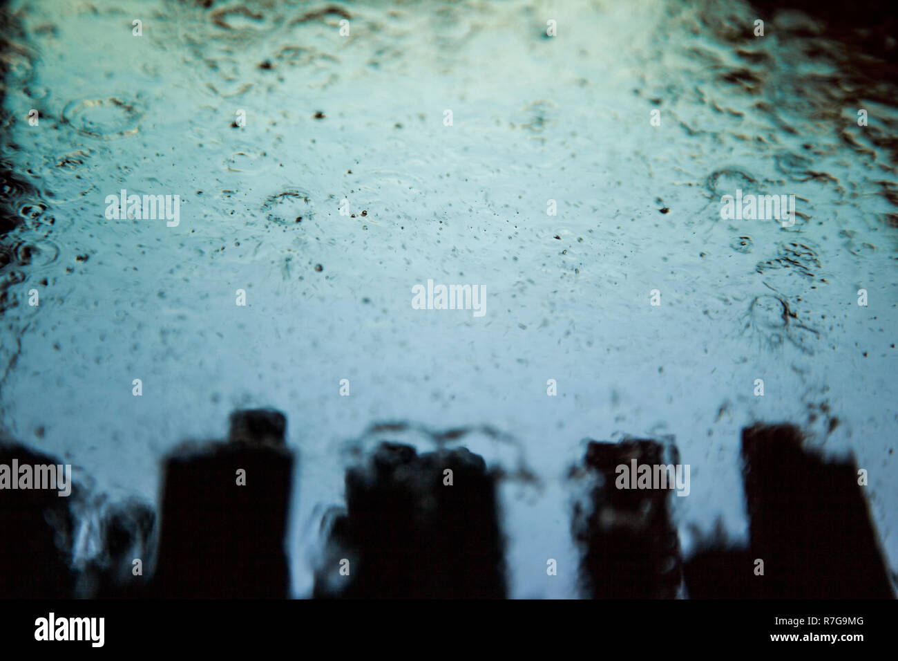 Rain dripping on the windshield of the car hi-res stock photography and ...