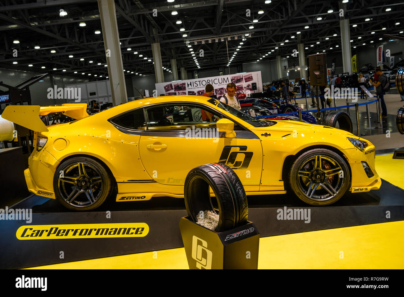 MOSCOW - AUG 2016: Toyota GT86 presented at MIAS Moscow International ...