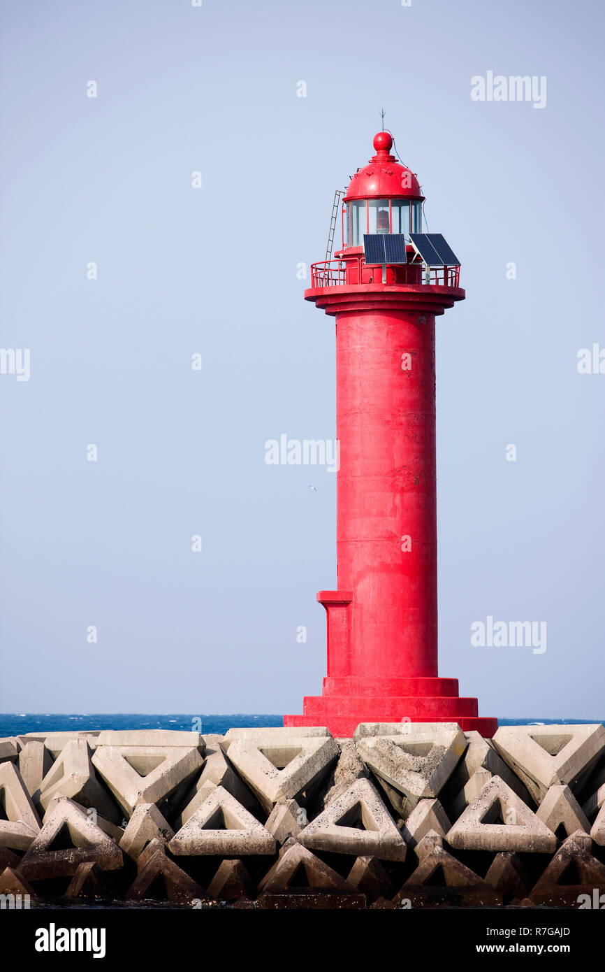 Lighthouse in Je-ju island, South korea Stock Photo - Alamy
