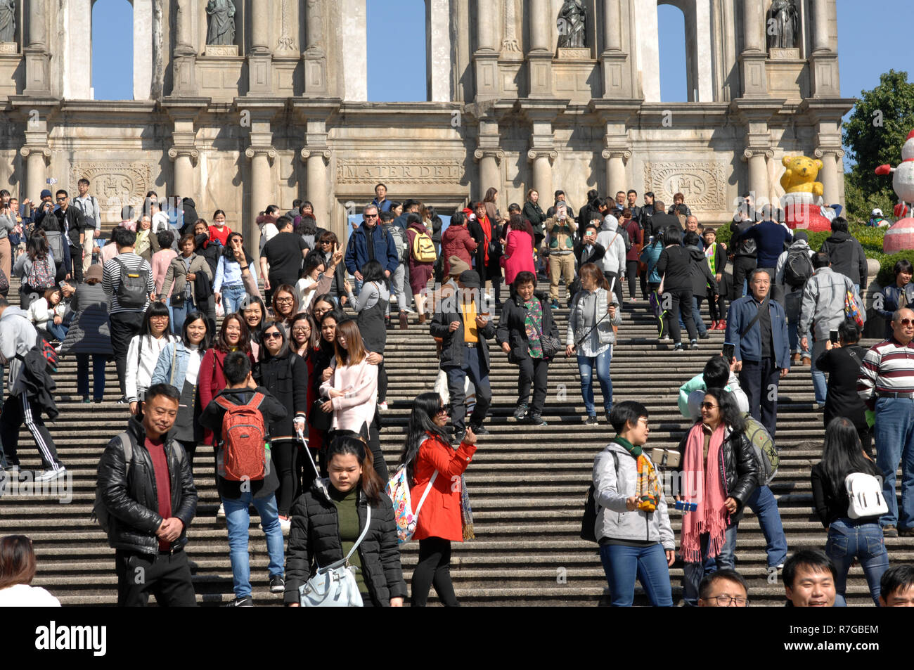 Church steps st paul macau hi-res stock photography and images - Alamy