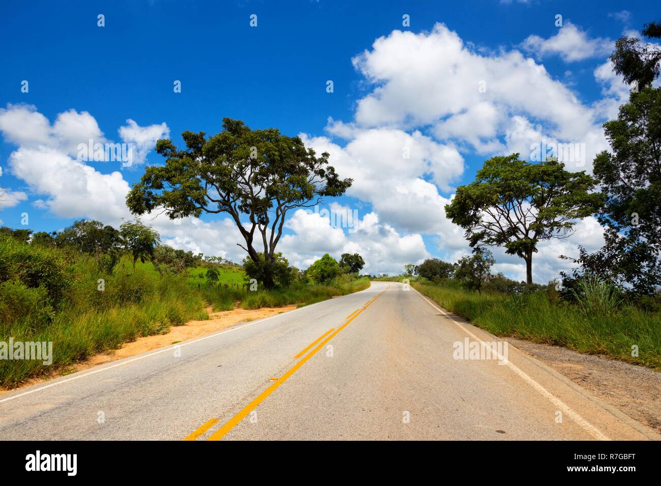 traditional tropical road Brasilia, Brazil Stock Photo - Alamy