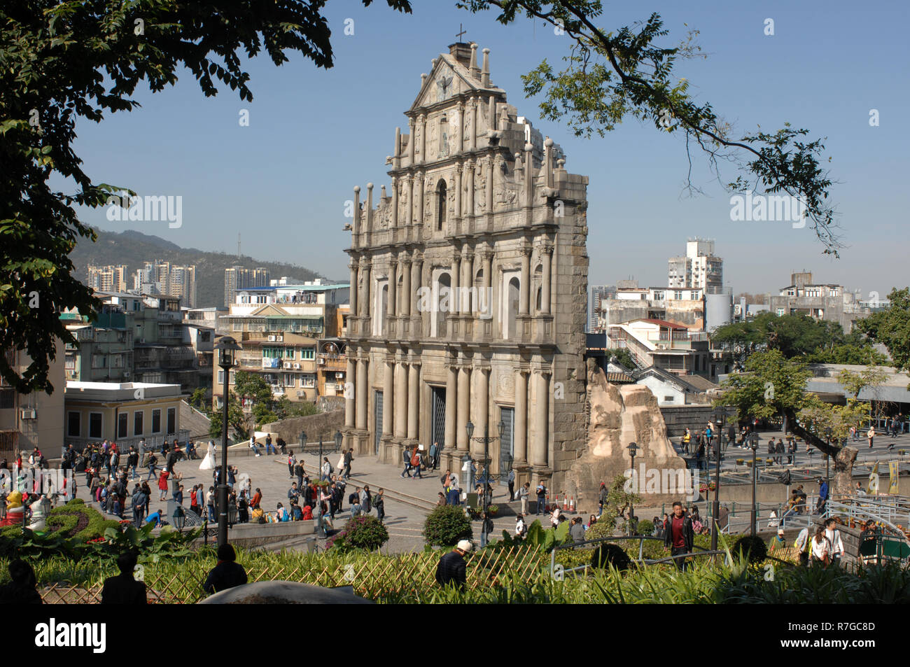 Church steps st paul macau hi-res stock photography and images - Alamy