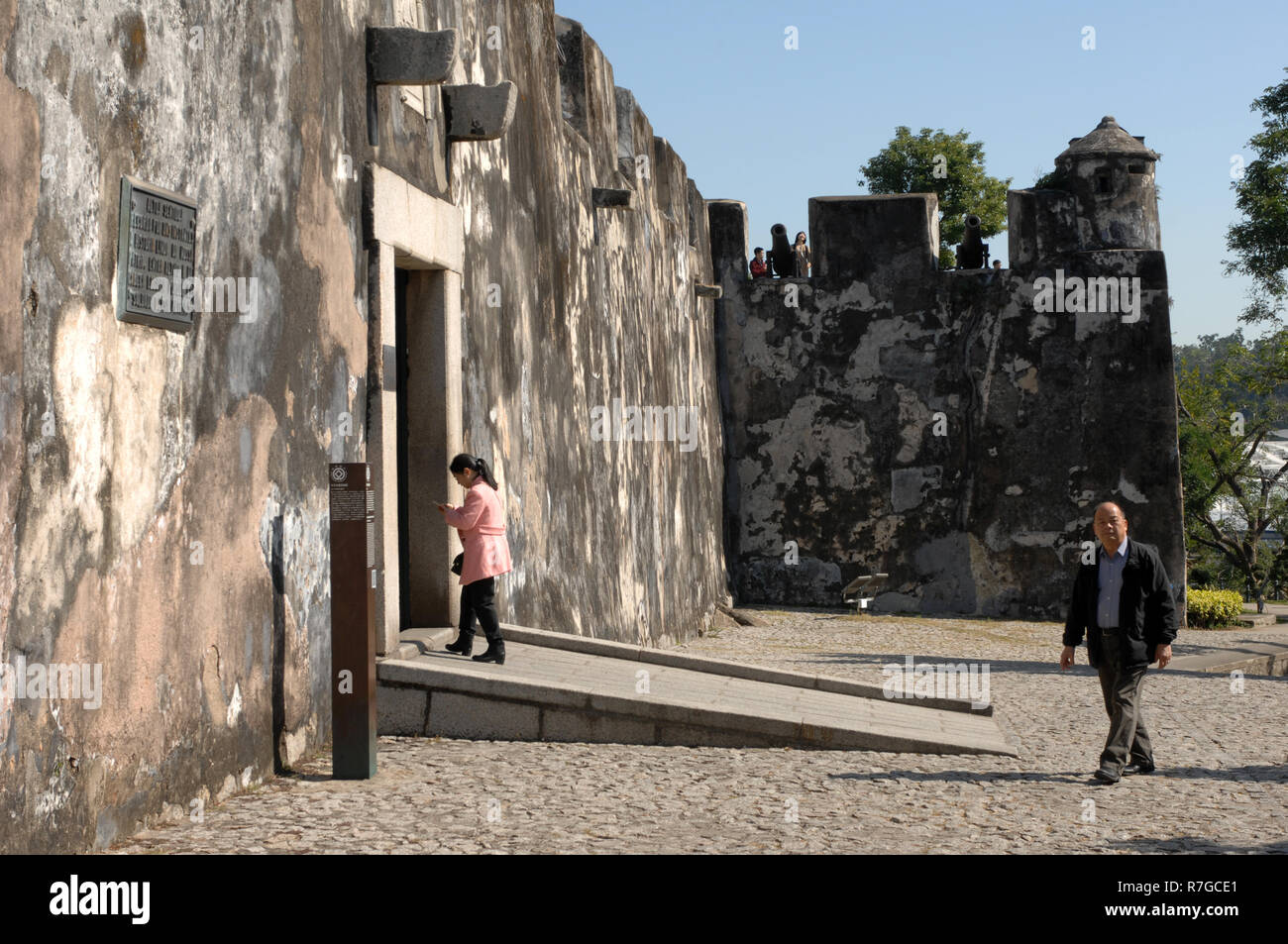 The historic Monte Fort Castle, Macau, China Stock Photo - Alamy