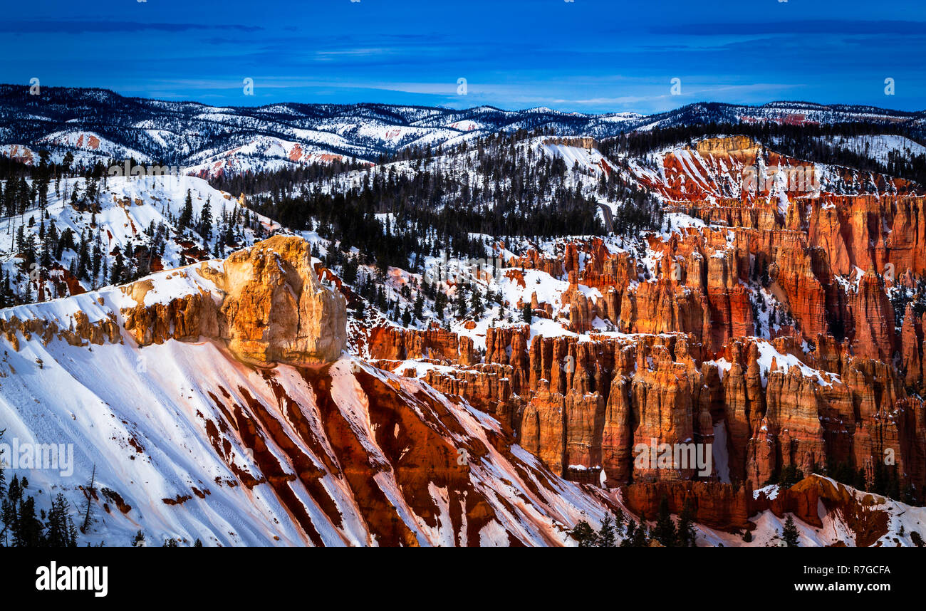 Winter in Bryce Canyon Stock Photo - Alamy