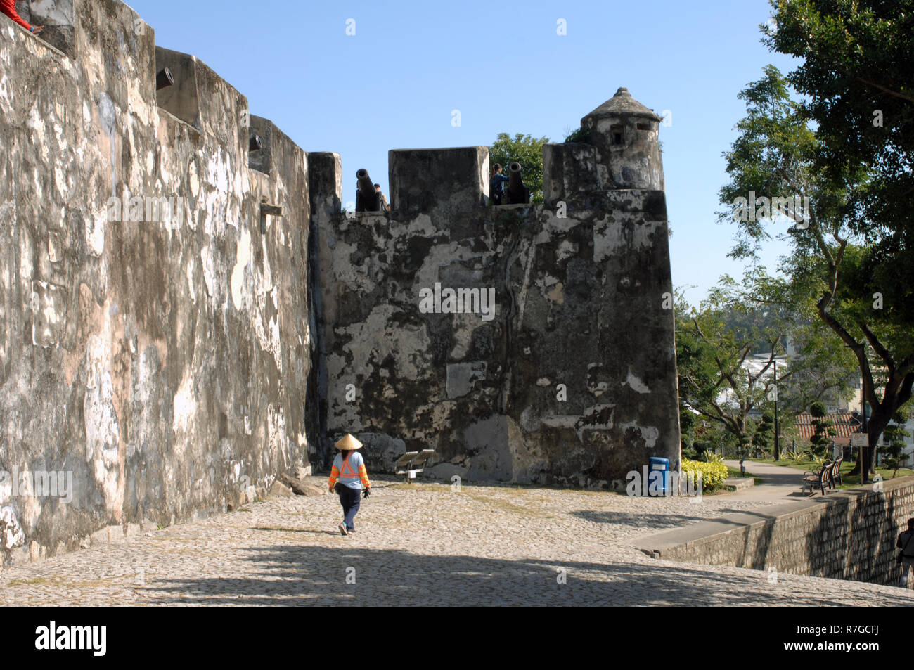 The historic Monte Fort Castle, Macau, China Stock Photo - Alamy