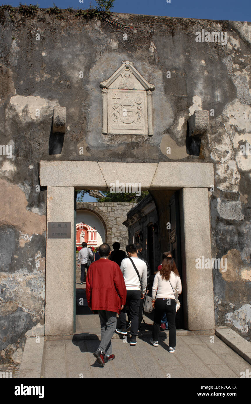 The historic Monte Fort Castle, Macau, China Stock Photo - Alamy