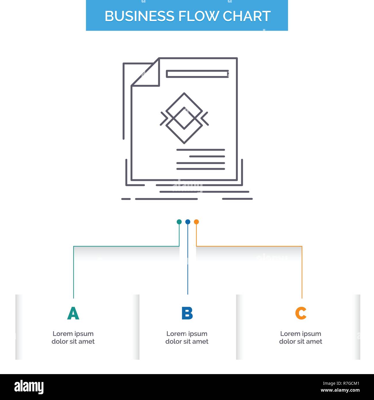 Blank 3 page booklet hi-res stock photography and images - Alamy