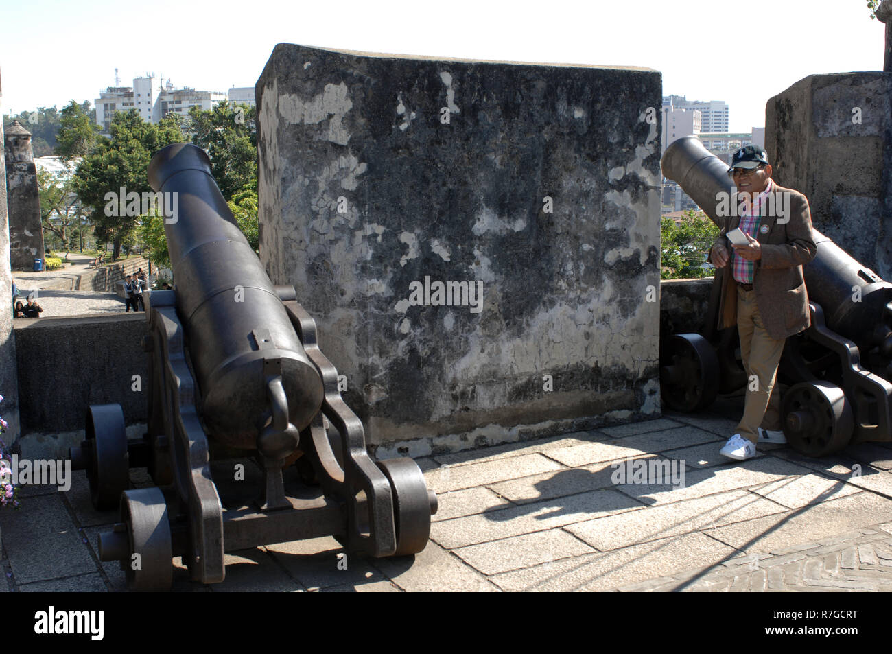 The historic Monte Fort Castle, Macau, China Stock Photo - Alamy