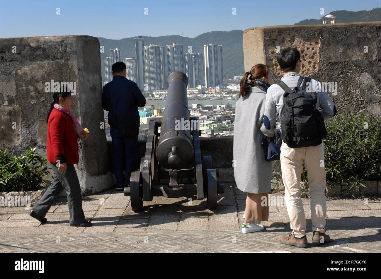 The historic Monte Fort Castle, Macau, China Stock Photo - Alamy