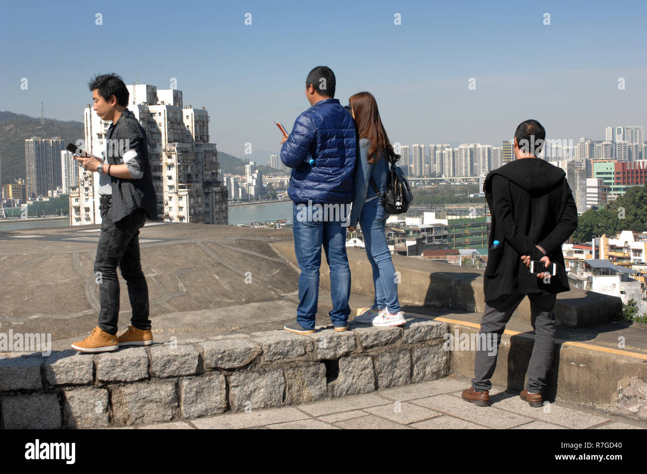 The historic Monte Fort Castle, Macau, China Stock Photo - Alamy