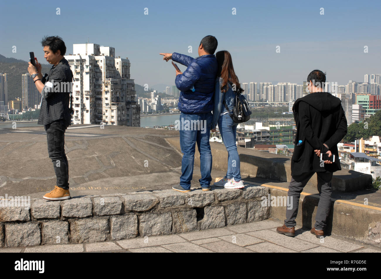 The historic Monte Fort Castle, Macau, China Stock Photo - Alamy