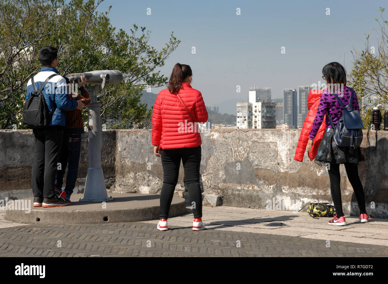 The historic Monte Fort Castle, Macau, China Stock Photo - Alamy