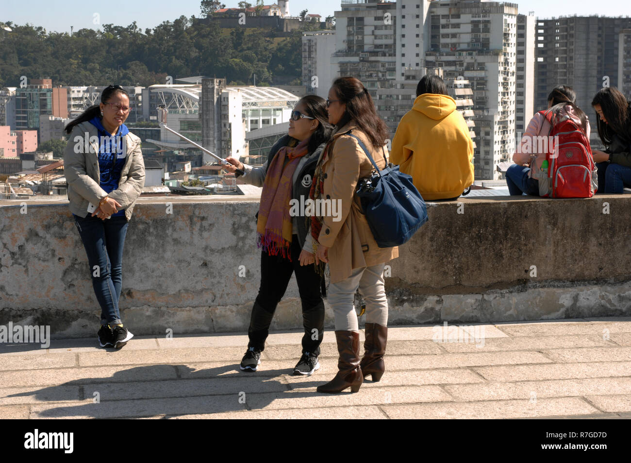 The historic Monte Fort Castle, Macau, China Stock Photo - Alamy
