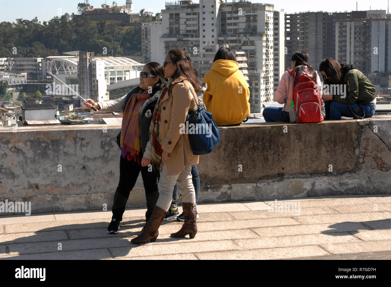 The historic Monte Fort Castle, Macau, China Stock Photo - Alamy