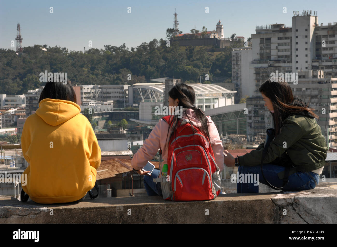 The historic Monte Fort Castle, Macau, China Stock Photo - Alamy