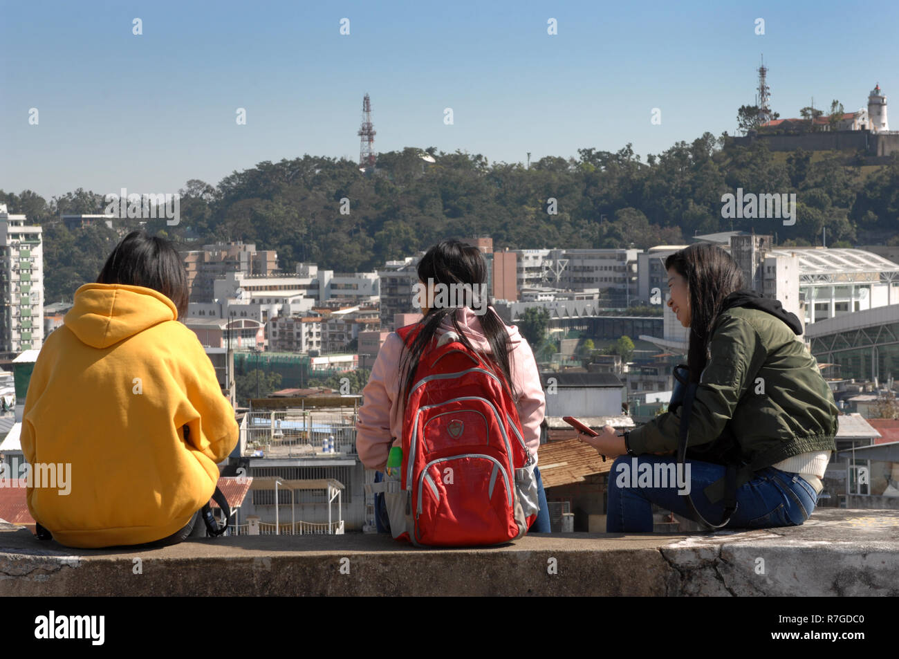The historic Monte Fort Castle, Macau, China Stock Photo - Alamy