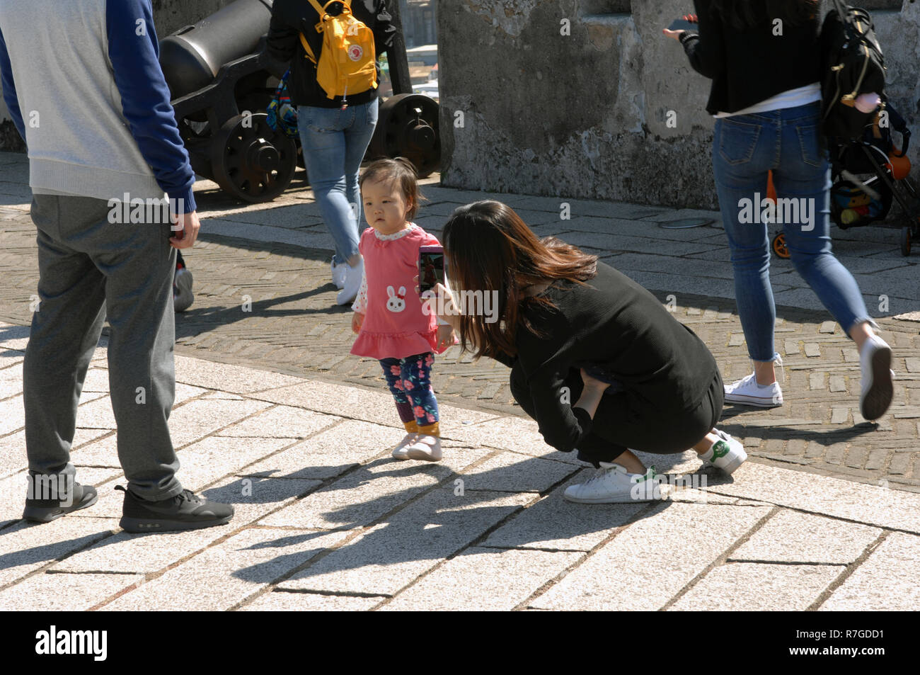 The historic Monte Fort Castle, Macau, China Stock Photo - Alamy
