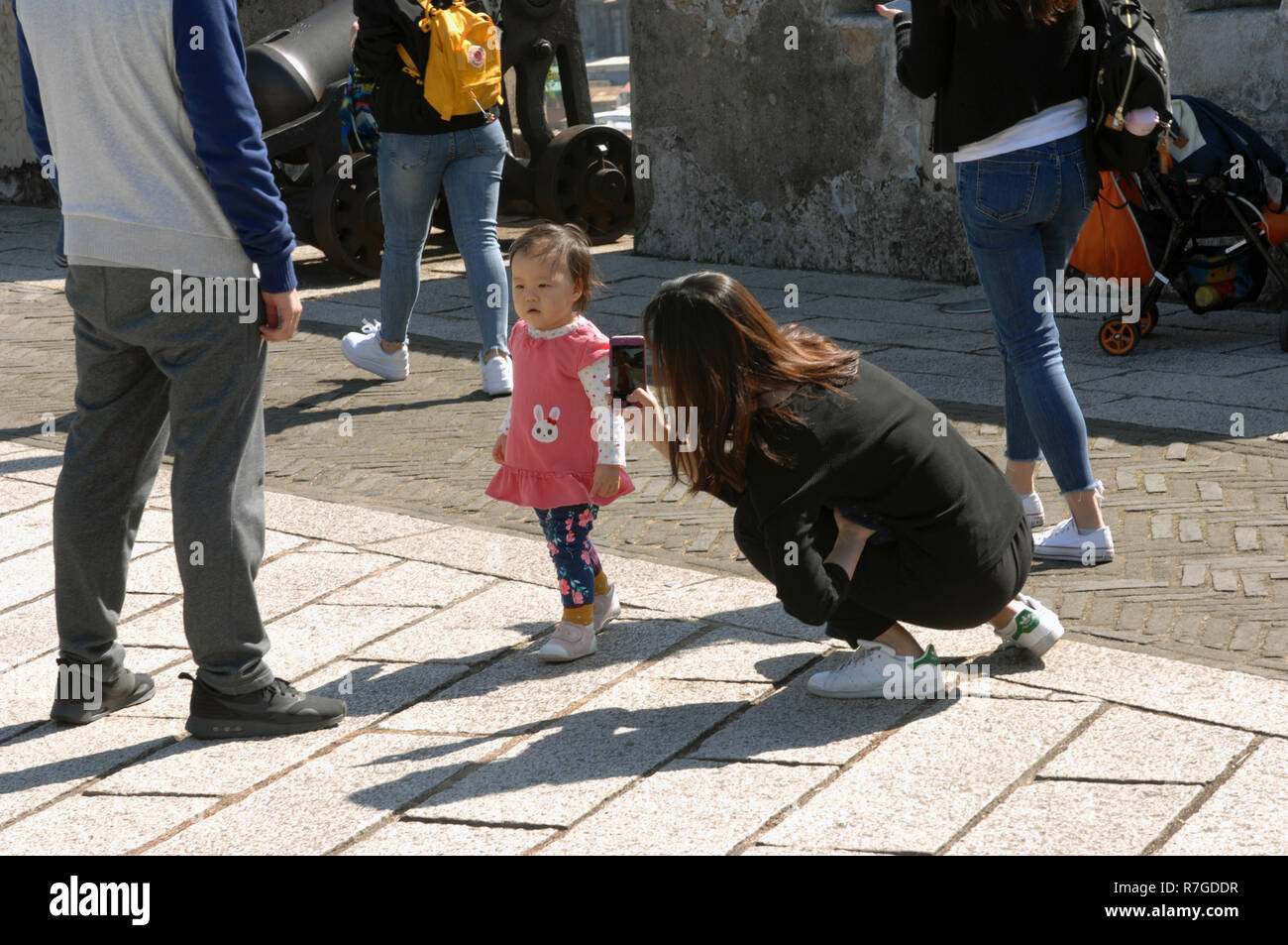 The historic Monte Fort Castle, Macau, China Stock Photo - Alamy