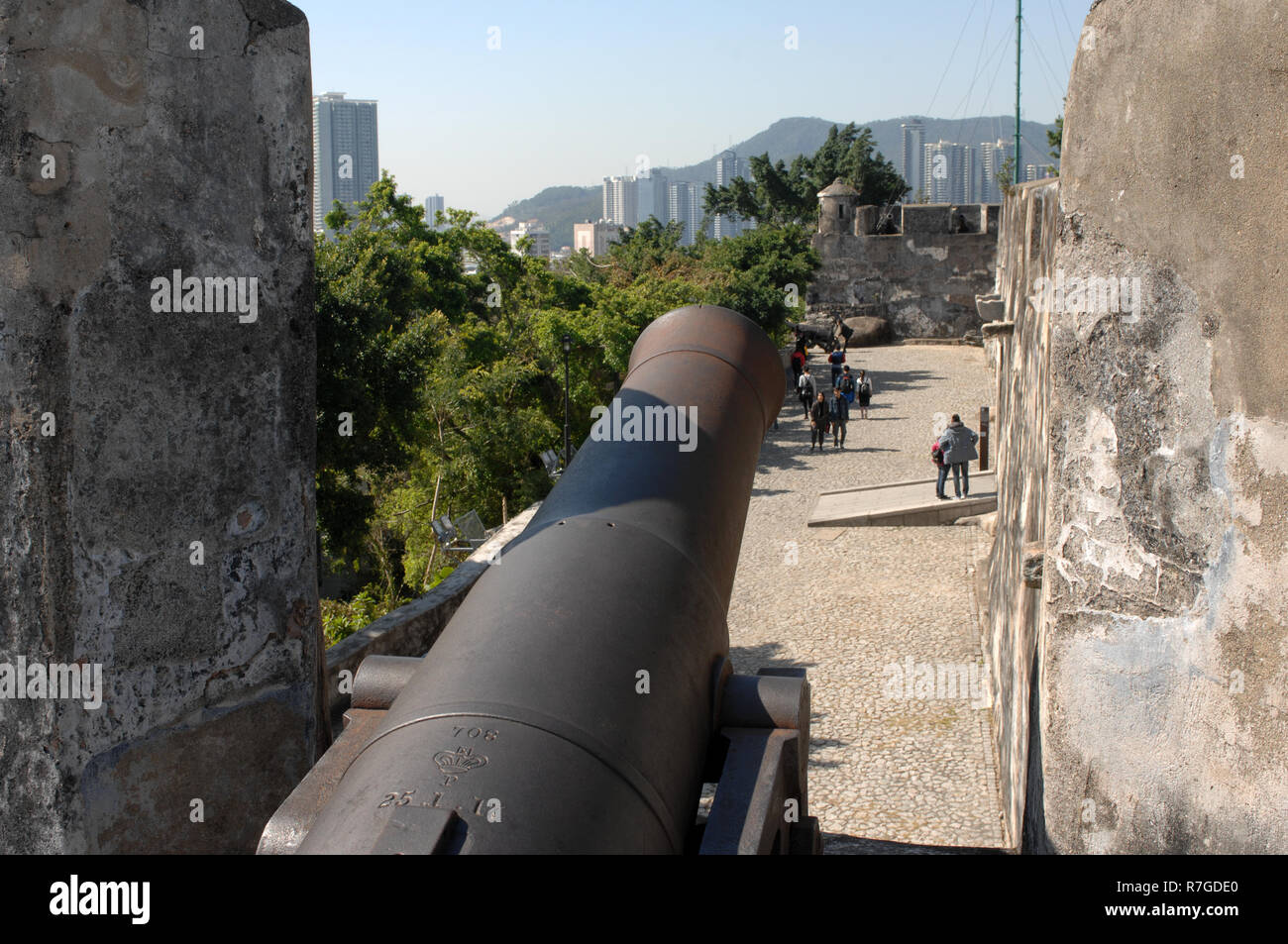 The historic Monte Fort Castle, Macau, China Stock Photo - Alamy