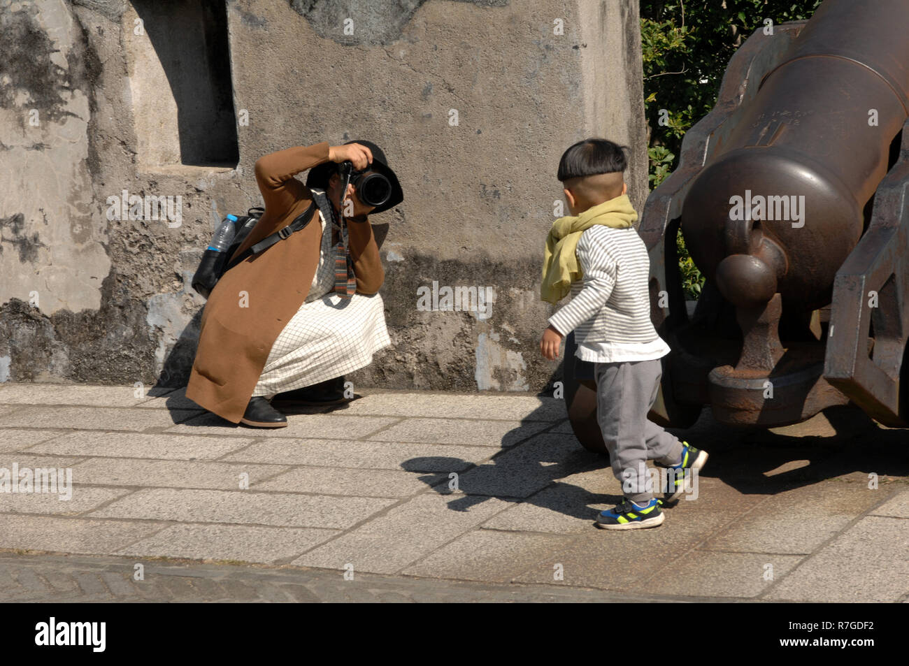 The historic Monte Fort Castle, Macau, China Stock Photo - Alamy