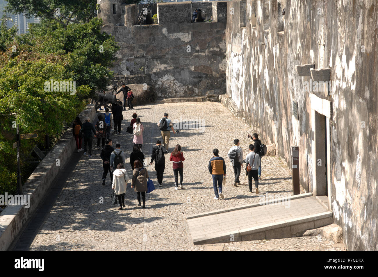 The historic Monte Fort Castle, Macau, China Stock Photo - Alamy