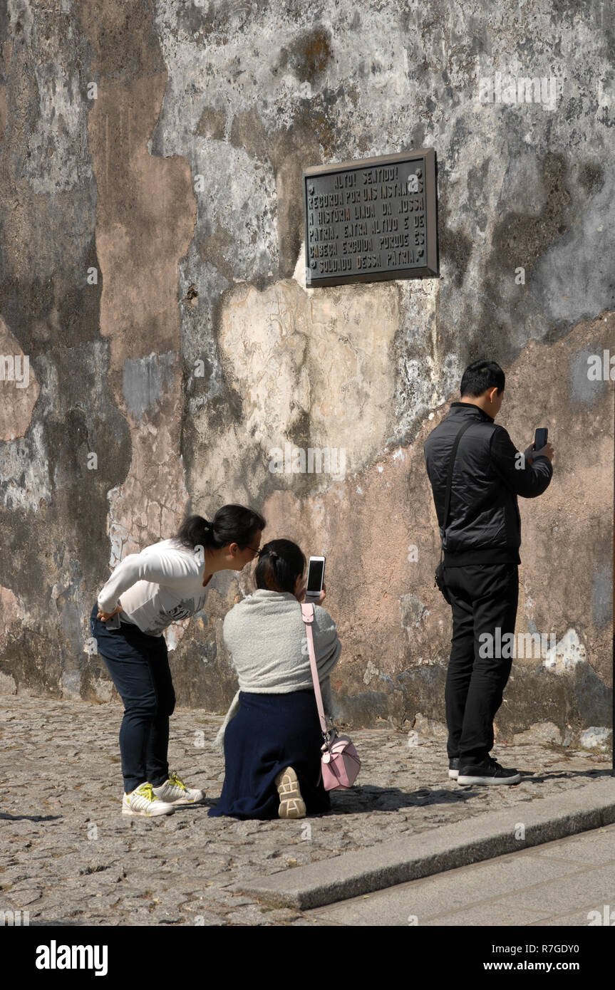 The historic Monte Fort Castle, Macau, China Stock Photo - Alamy