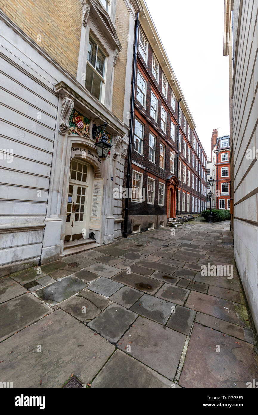 Farrar's Building at Pump Court, London. UK Stock Photo - Alamy