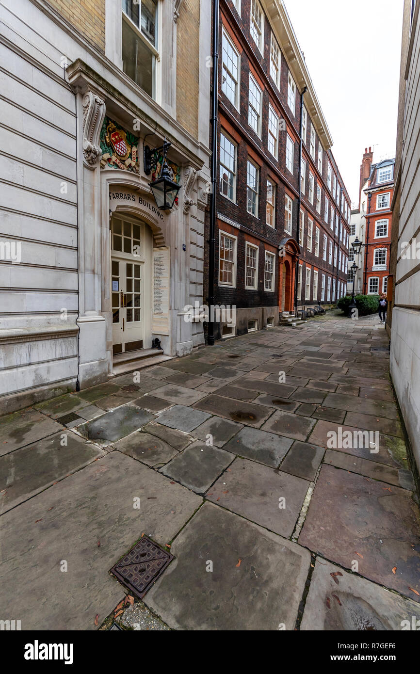 Farrar's Building at Pump Court, London. UK Stock Photo - Alamy