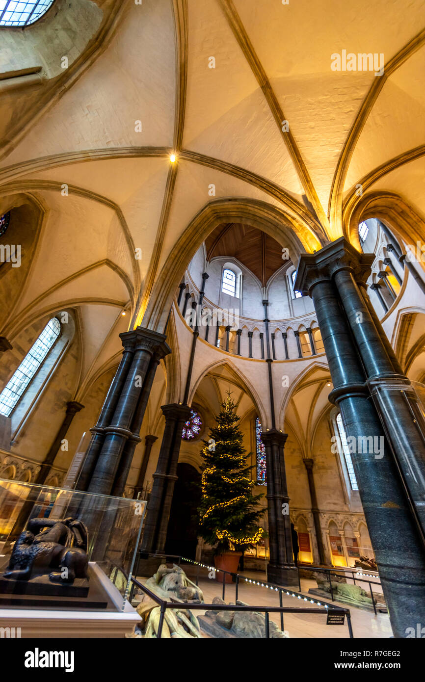 Temple Church, London. UK. Built by the Knights Templar Stock Photo - Alamy