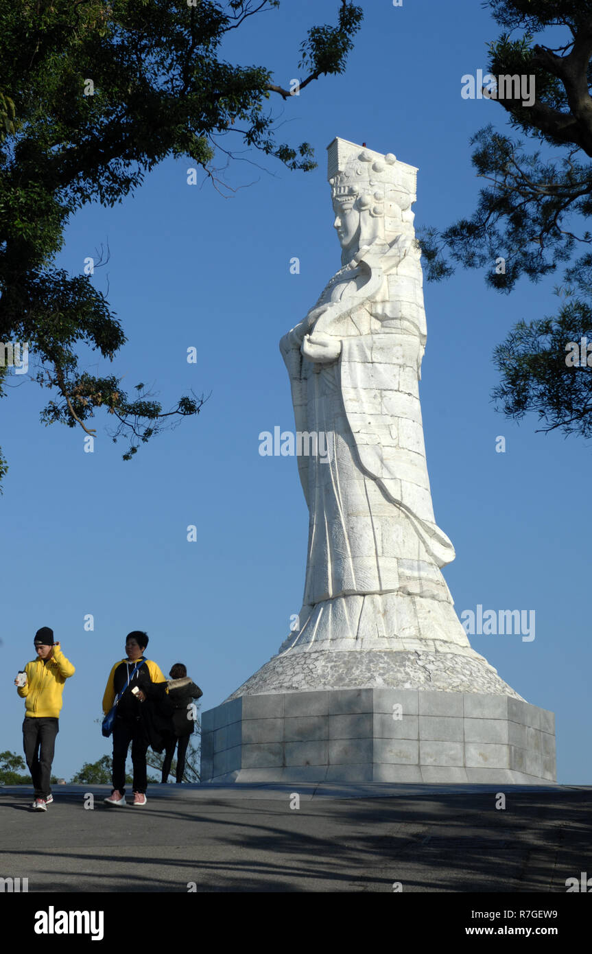 A-Ma goddess statue, A-Ma cultural village, Coloane Island, Macau ...