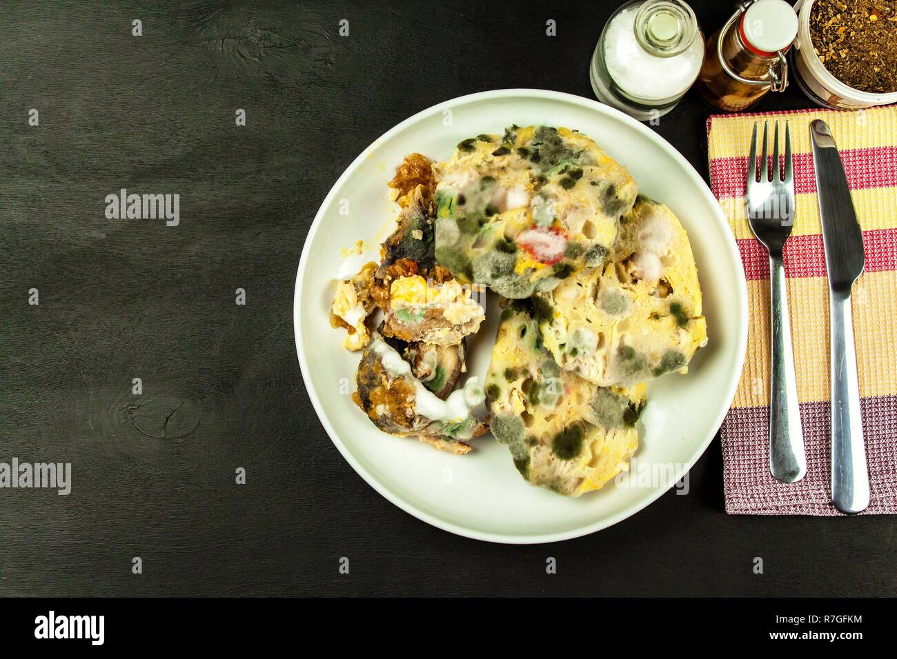 Unhealthy Dinner Plate