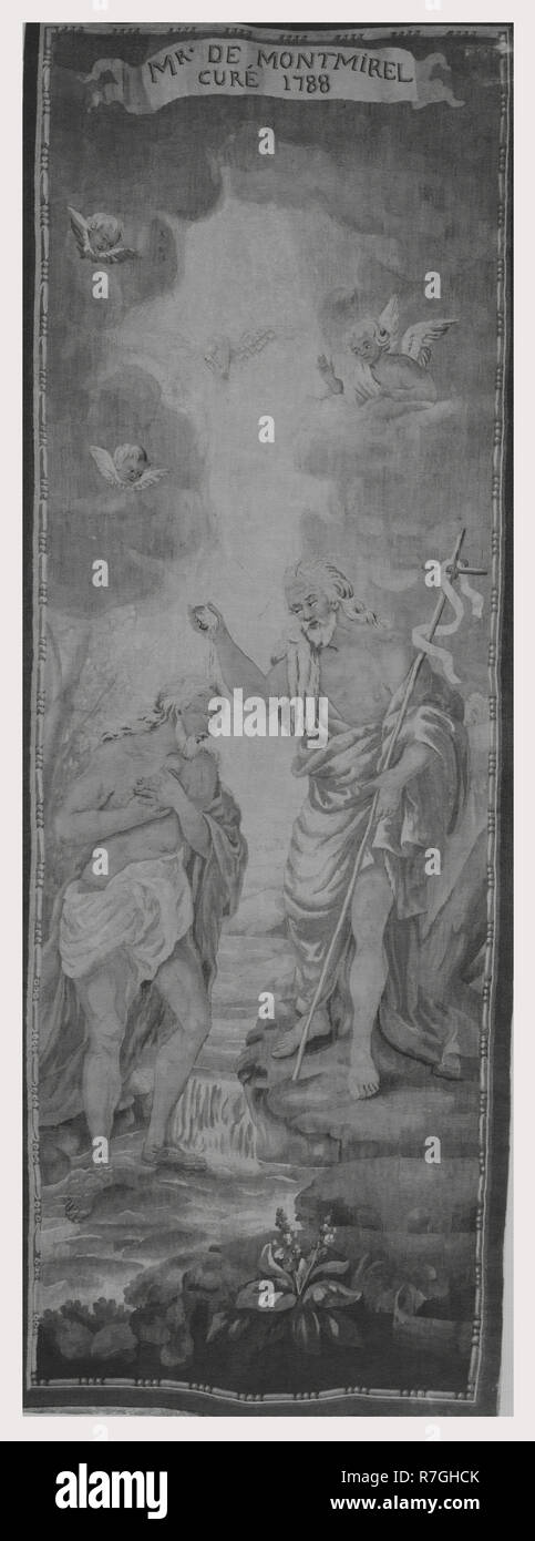 Public life of Christ: Baptism of Christ in river Jordan Stock Photo ...