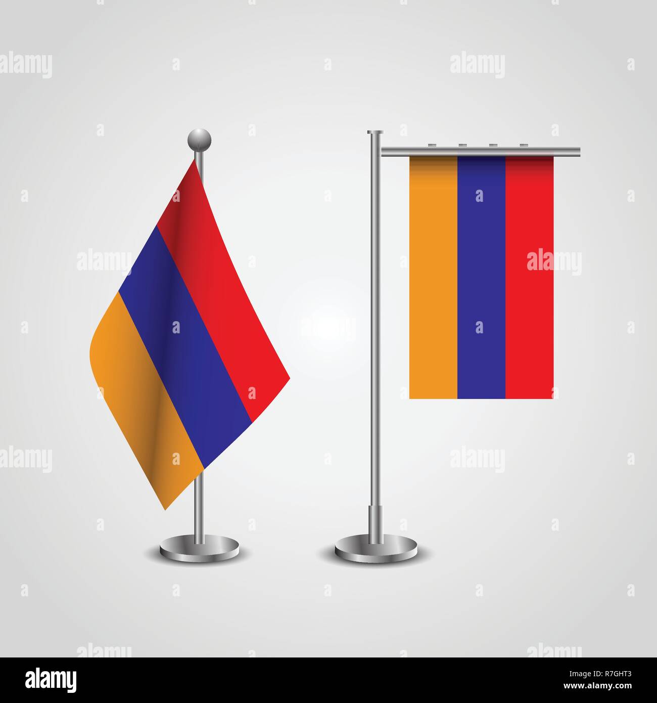 Empty flag pole Stock Vector Images - Alamy