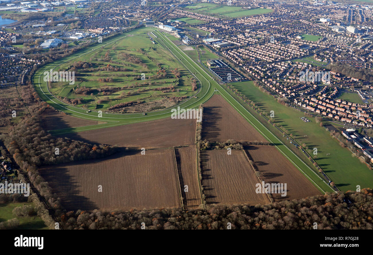 St leger racecourse aerial hi-res stock photography and images - Alamy